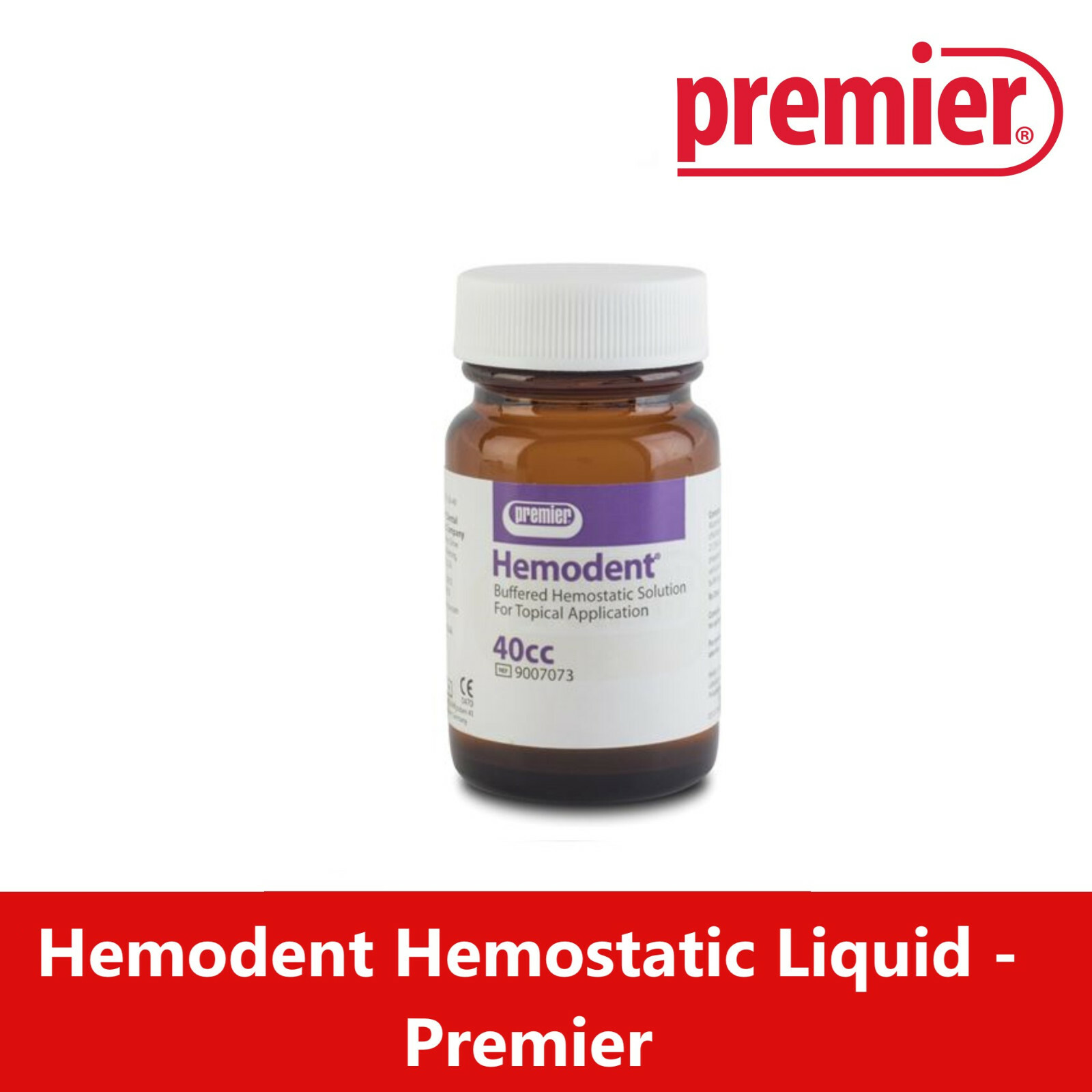 Dental Premier Hemodent 10 cc Buffered Hemostatic Solution 4 Topical ...