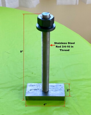 Stud And T-Nut Plate (unfinished) for Quick Change Lathe Tool Post | eBay