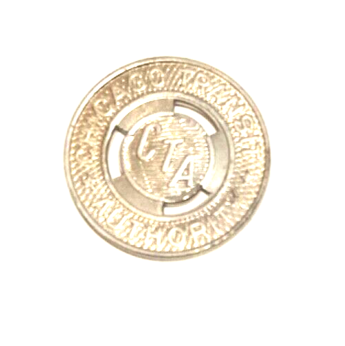 Illinois Chicago Transit Authority Good For One Fare Token | eBay