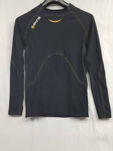 Skins A400 Long Sleeve Active Copression Shirt Top Mens Size L Black ...