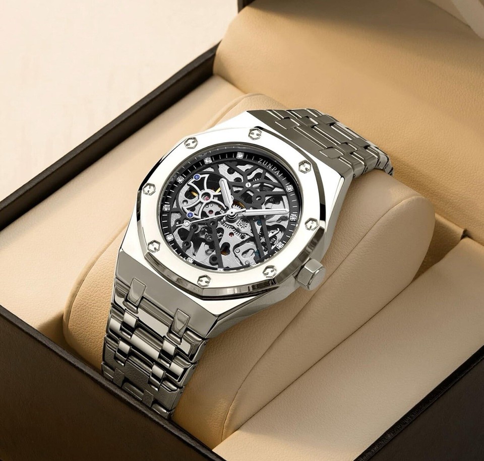 Luxury Skeleton Watch Design | Octagon | eBay