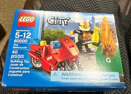LEGO City Fire Motorcycle 60000 RARE NEW | eBay
