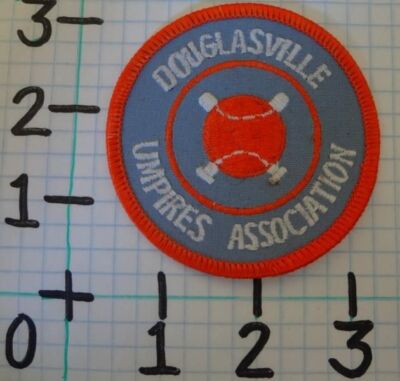 Vintage NOS Douglasville Umpires Association Patch From the 70's 062 | eBay