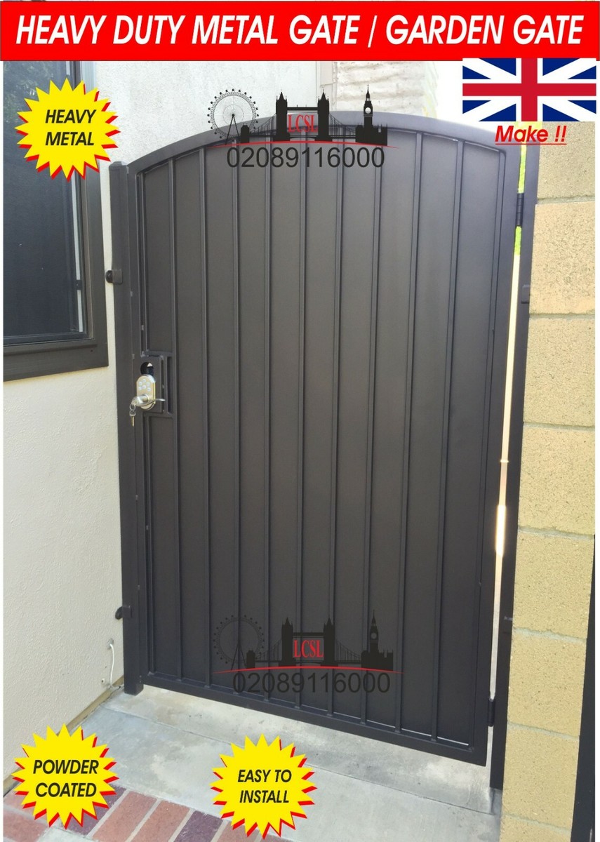 Metal Sheeting With Wrought Iron