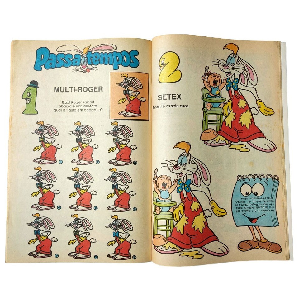Foreign ROGER RABBIT # 1 - Disney Comic Book from Brazil - 1991 ...