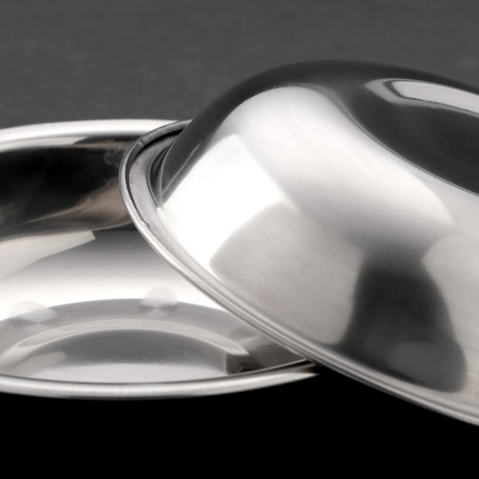 Kitchen Stainless Steel Deep Dishes Plate Bowl 10 Pcs | eBay