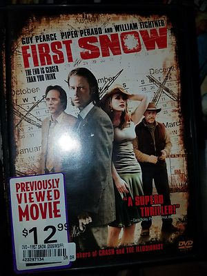 FIRST SNOW [DVD] Guy Pearce, Piper Perabo, J.K. Simmons 43396224490| eBay