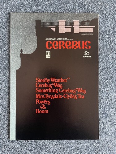 CEREBUS the Aardvark #61 (Aardvark-Vanaheim, 1984) Dave Sim | eBay