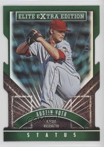 2015 Panini Elite Extra Edition Status Emerald Die-Cut /25 Austin Voth ...