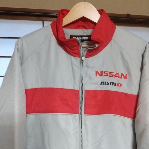 NISSAN nismo Jacket L Size Gray/Red Quilted | eBay