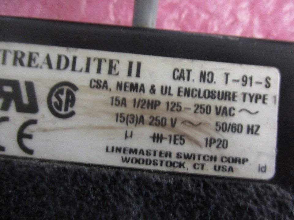 Linemaster / Treadlite II Cat. #: T-91-S Foot Pedal