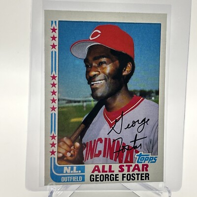 1982 Topps George Foster Baseball Card #342 NM-Mint FREE SHIPPING | eBay