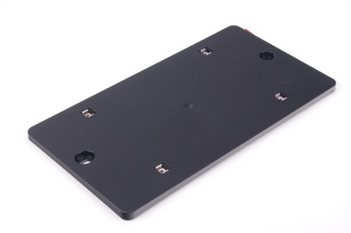 Genuine VW Audi - Rear License Plate Bracket - Satin Black ...