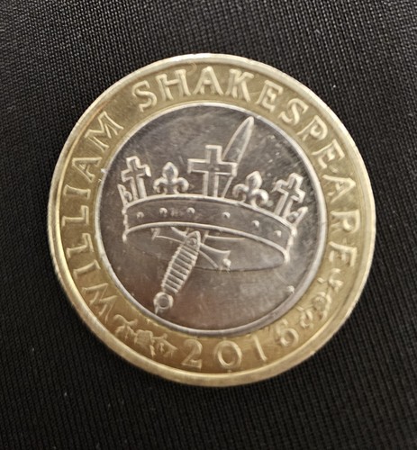 William Shakespeare 2 pound coin £2 2016 - The Hollow Crown RARE | eBay UK