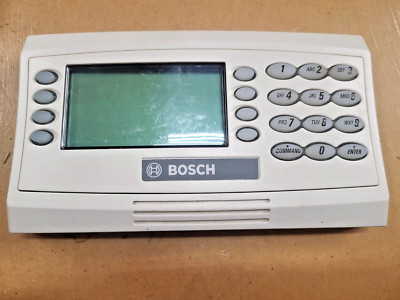 Bosch D1260 Series LCD White Alarm Keypad | eBay