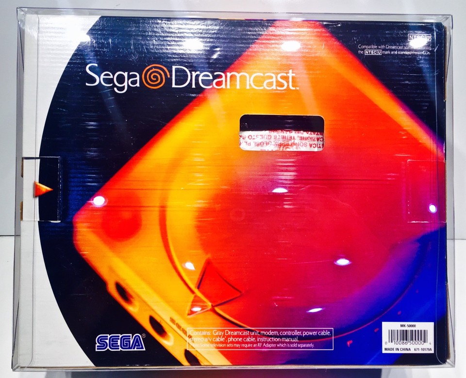 SEGA DREAMCAST Console Box Protector | Clear Display Case | NTSC | For ...