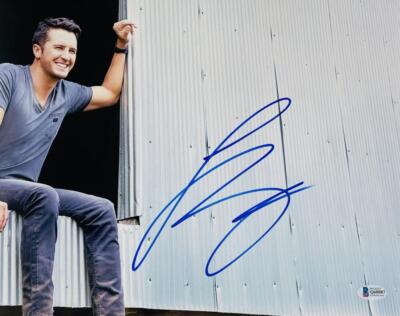 LUKE BRYAN SIGNED 11X14 PHOTO AUTOGRAPH AMERICAN IDOL CRASH MY PARTY ...