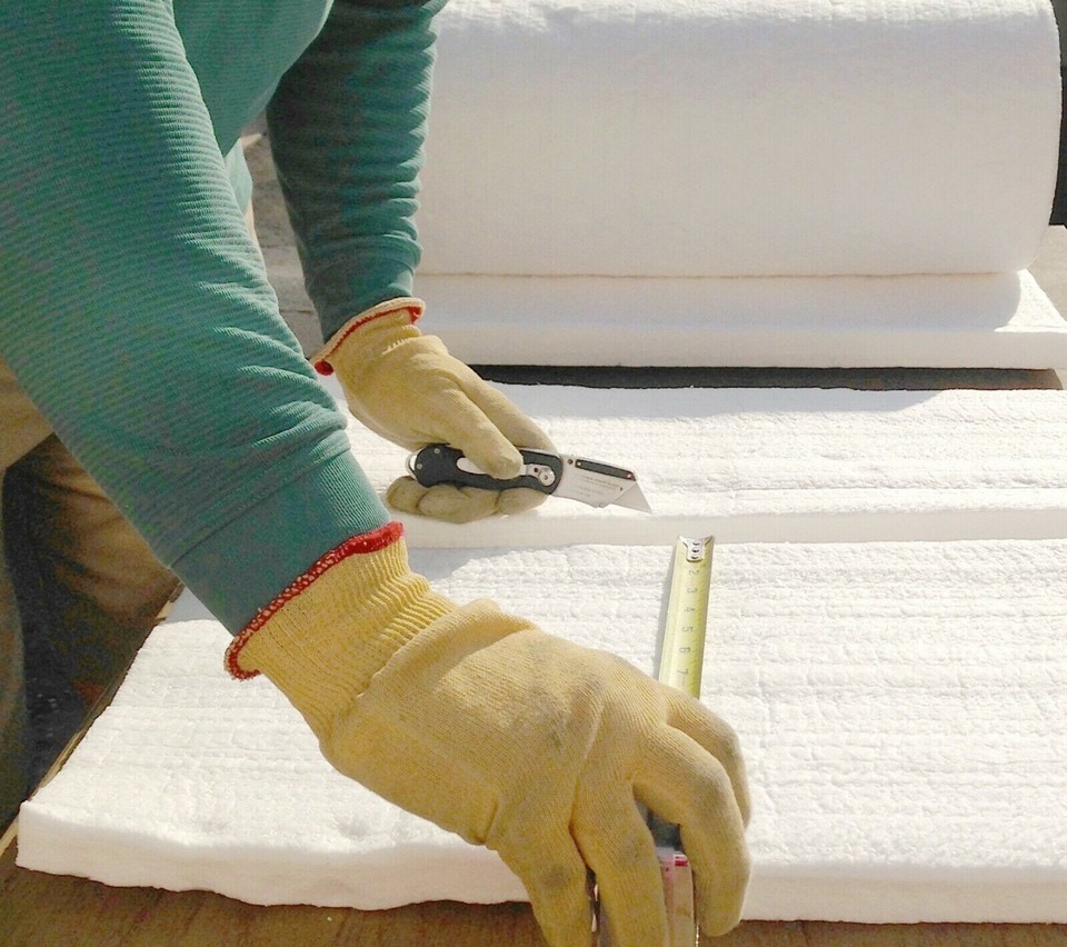 1" Ceramic Fiber Blanket Insulation CeraBlanket® 2400F Morgan Thermal ...