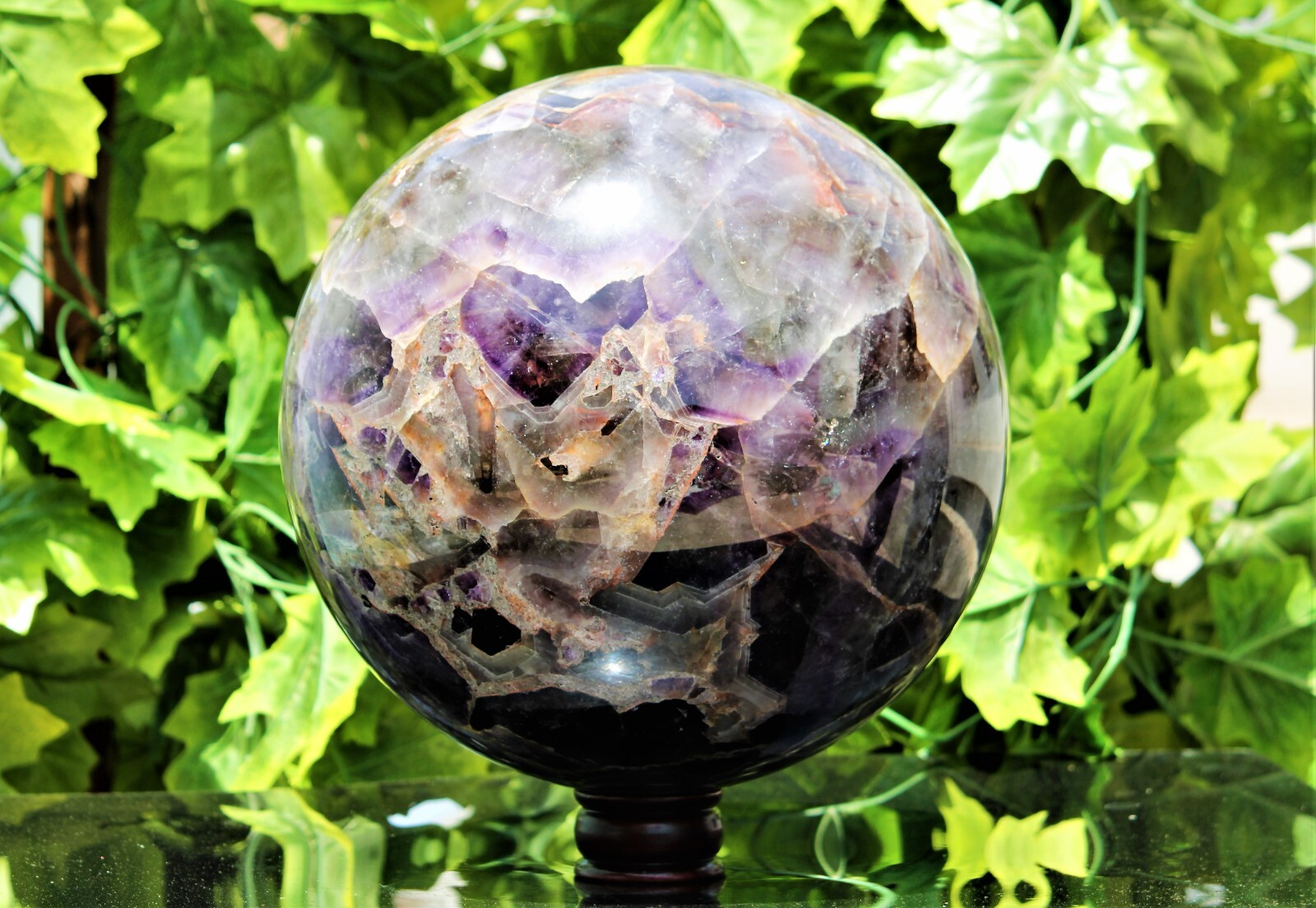 11"/59 lb Huge Purple Amethyst Crystal Healing Chakras Stone Decorative ...