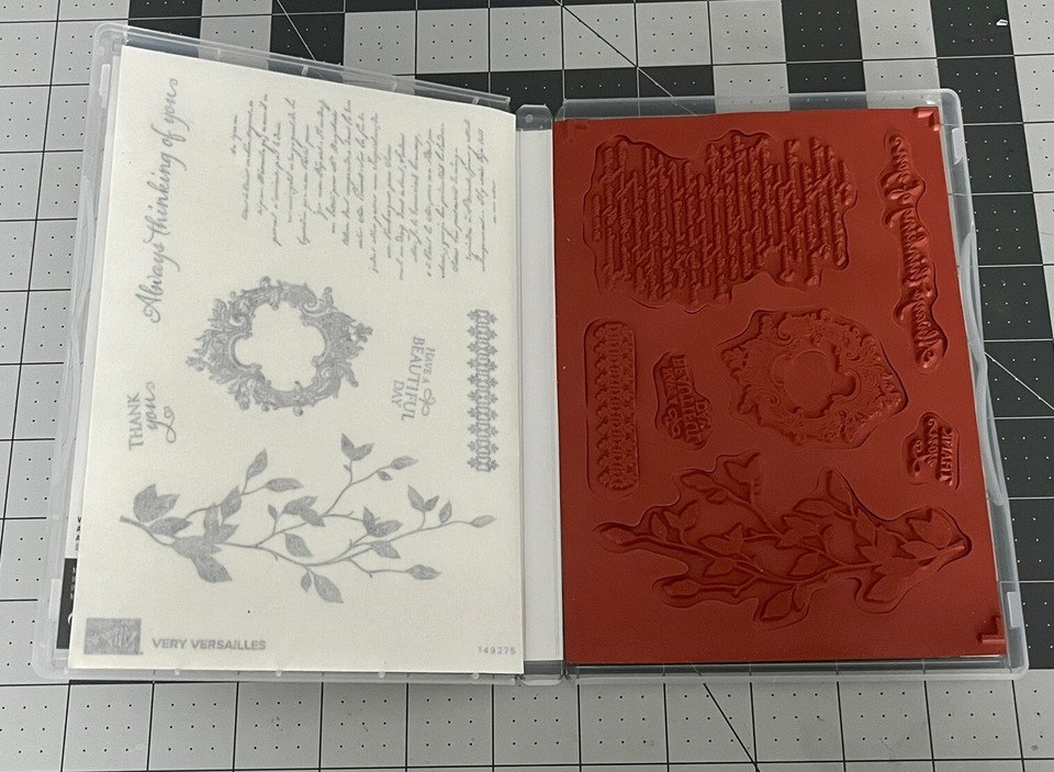 Stampin' Up! VERY VERSAILLES Stamp Set Script Frame Foliage*** NEW ...