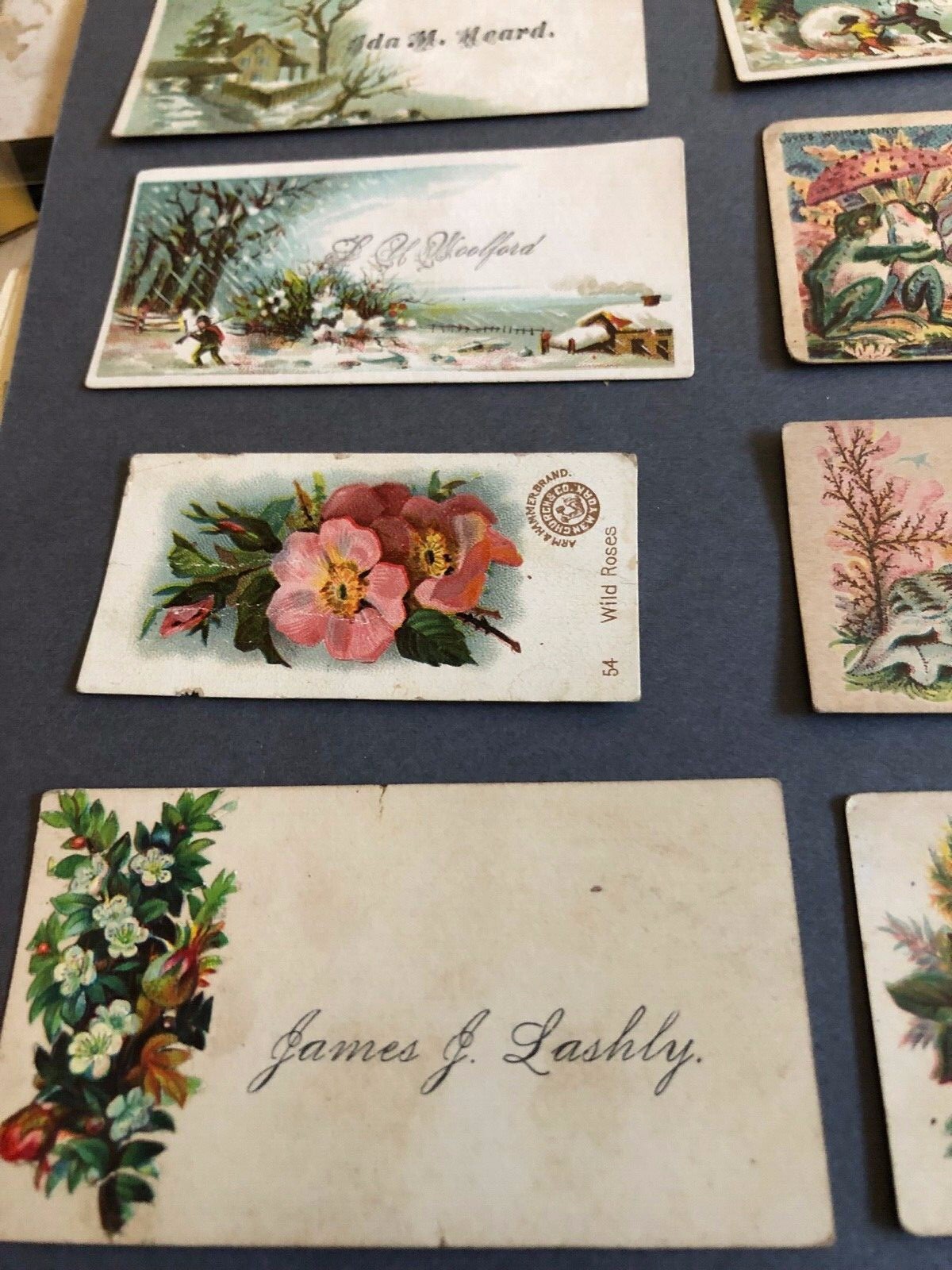 Antique Victorian lot of 15 Visiting Calling Souvenir Cards | eBay