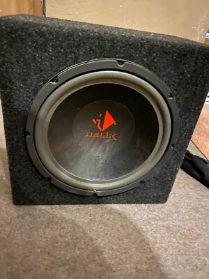 Subwoofer Car HiFi Helix Woofer Soundsystem HXW 1204 High End Top ...