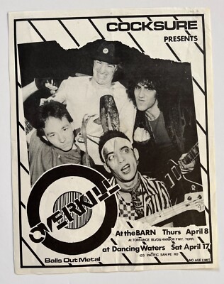 Overkill Flyer SST Punk SWA Black Flag Minutemen Nig Heist Poster | eBay