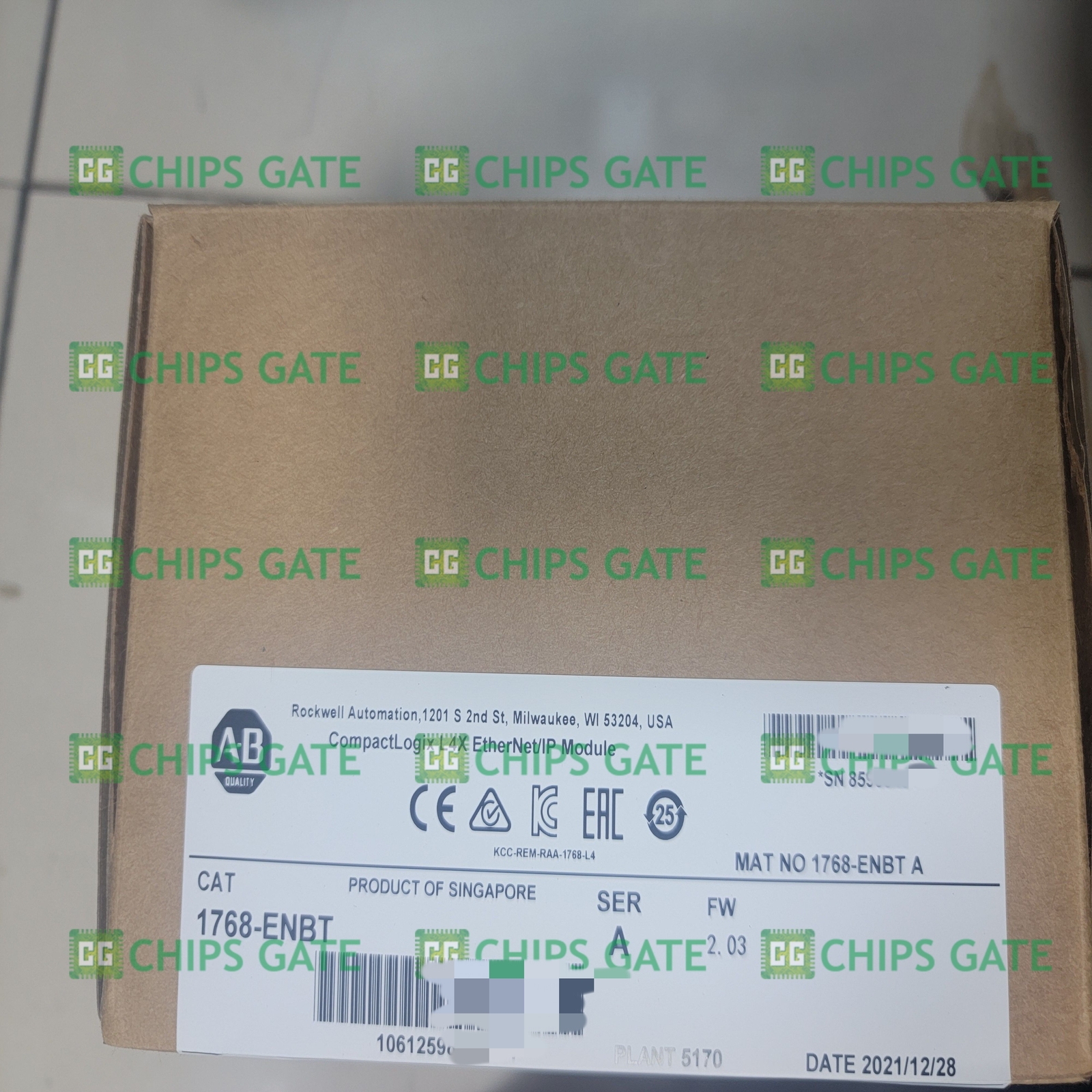 New Factory Sealed 1768-ENBT EtherNet/IP Communication Module | eBay