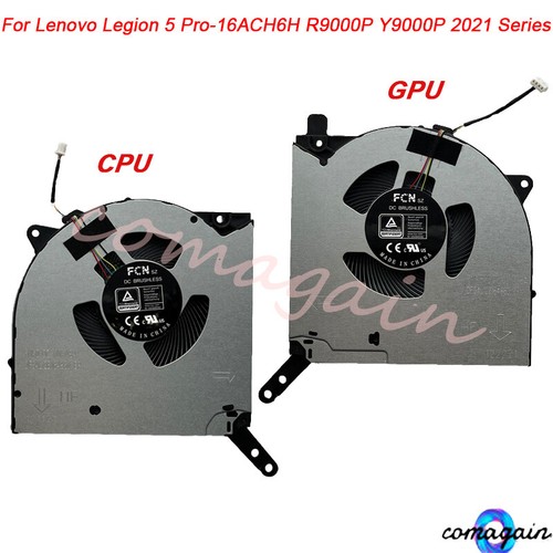 5V 4-Pins CPU&GPU Cooling Fan For Lenovo Legion 5 Pro-16ACH6H R9000P ...