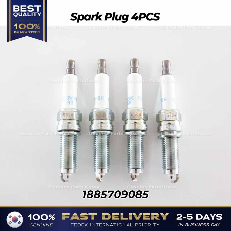 Hyundai Genesis G70 Sonata Kia Optima Spark Plug 4PCS 1885709085 ...
