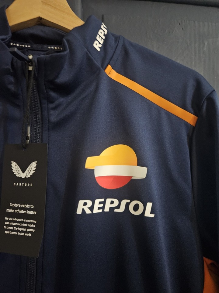 Repsol Honda HRC Moto GP Team Soft Shell Jacket Unisex Size Medium BNWT ...