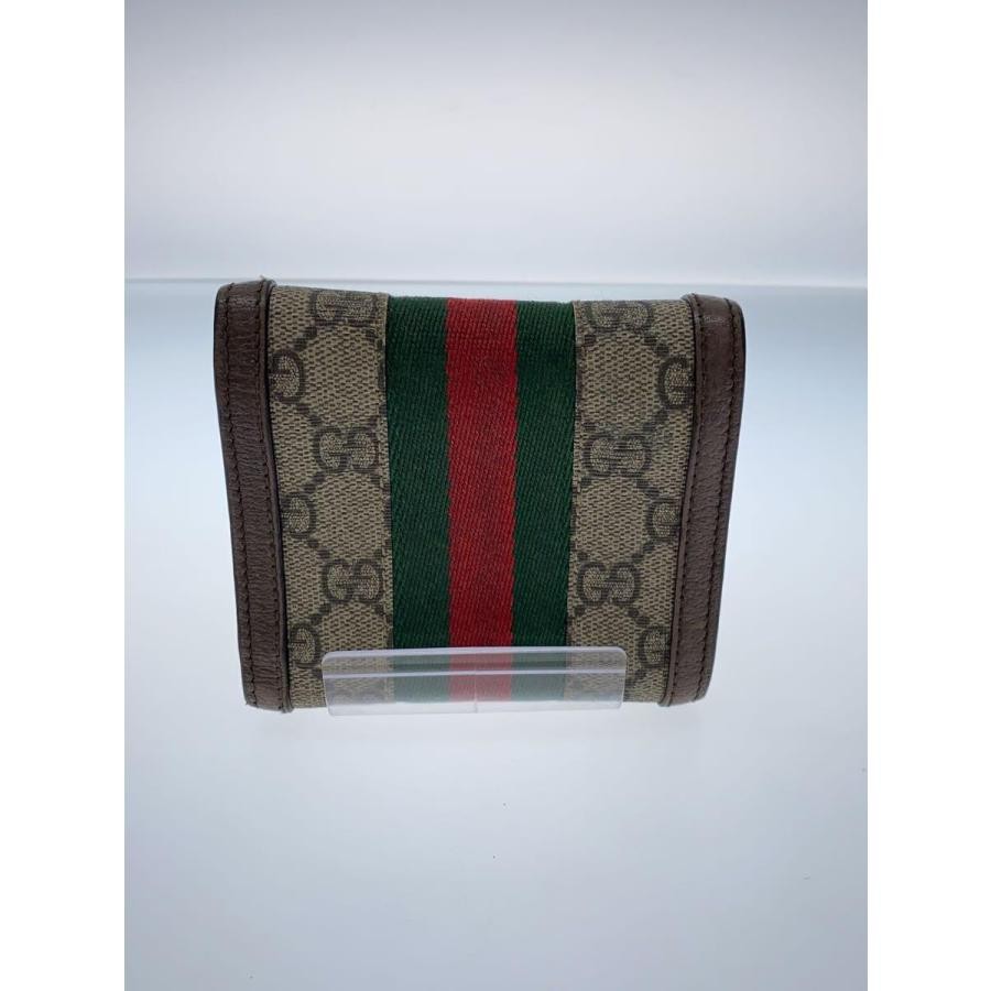 Used GUCCI 3-fold wallet_GG Supreme/PVC/BEG/allover pattern/ladies | eBay