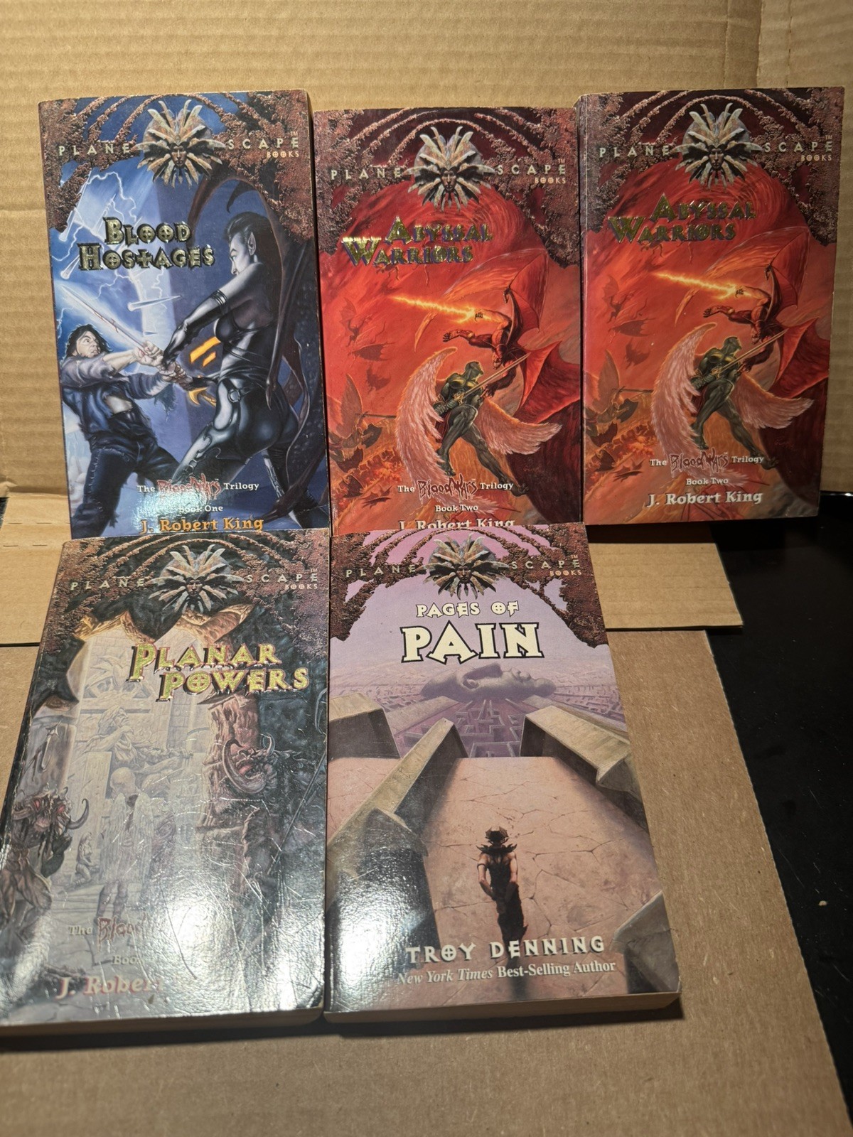 Planescape Blood Wars Trilogy & Pages Of Pain Paperback Books | eBay