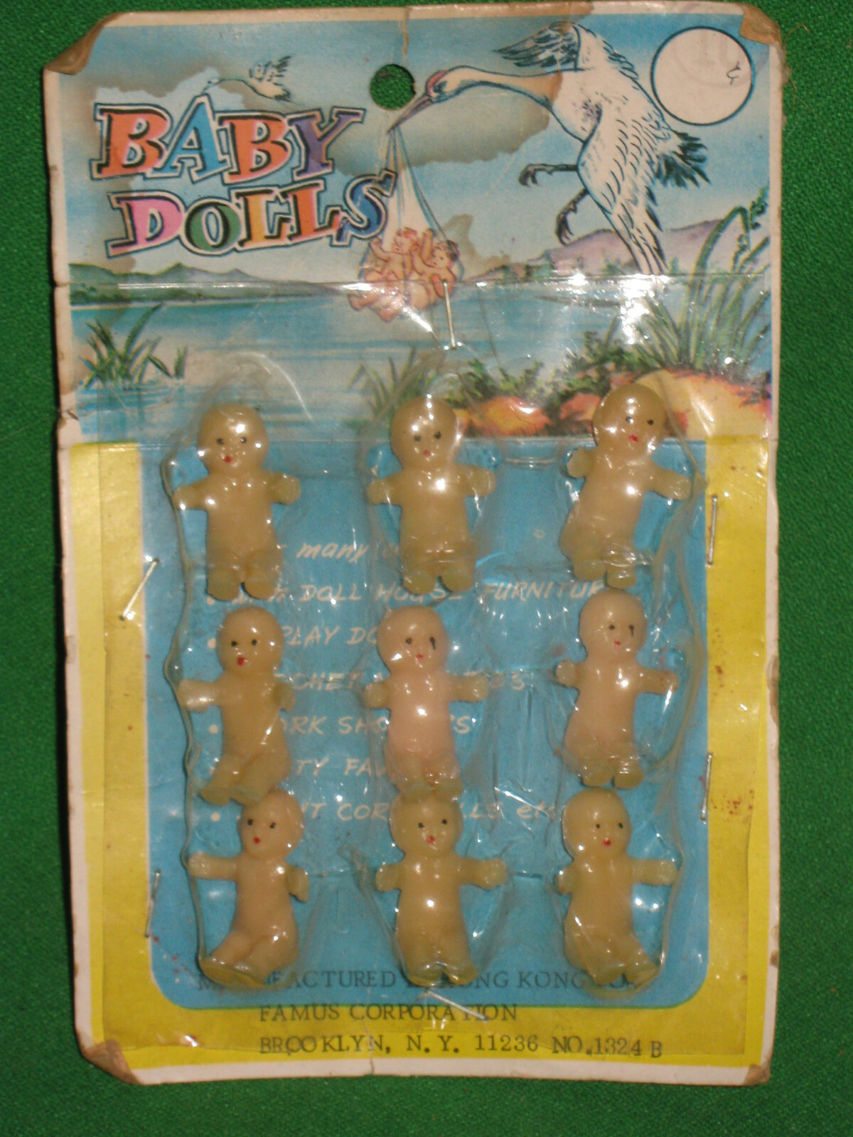 Vintage Miniature Baby Dolls for Doll House or Crafts 1" Lot of 9 | eBay