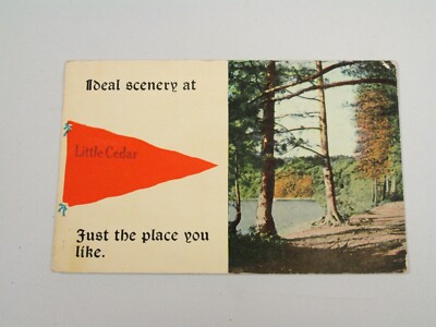 J1977 Postcard Ideal Scenery at Little Cedar Iowa 1913 | eBay