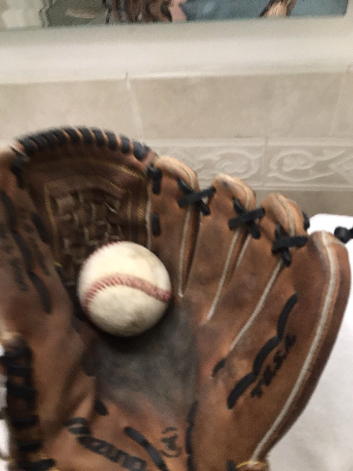 Mizuno MCL-5000 11.5” Thick Heavy & Tough USA Made Baseball Glove Right ...