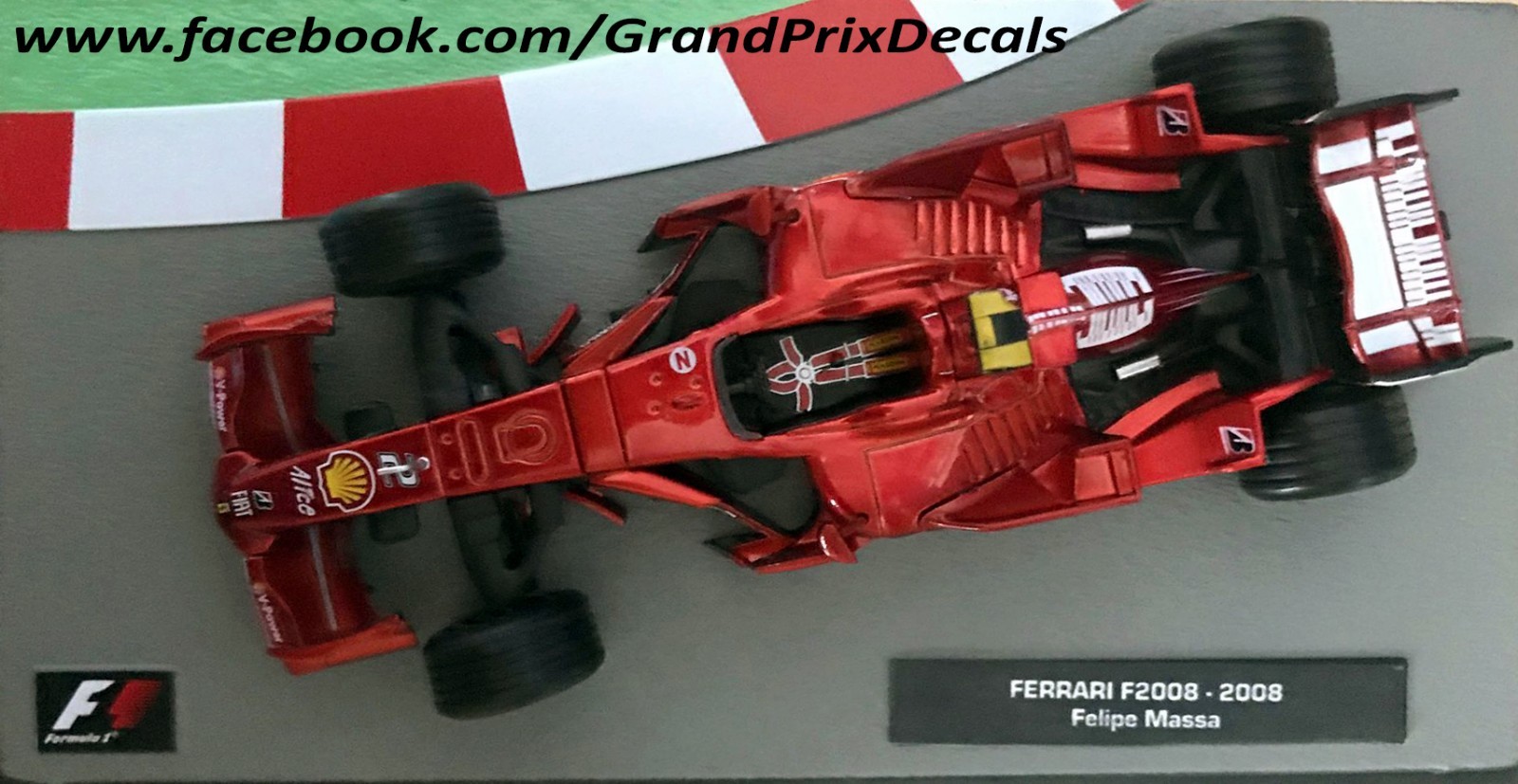 Ferrari F2008 BARCODE water slide DECALS for 1/43 scale IXO | eBay