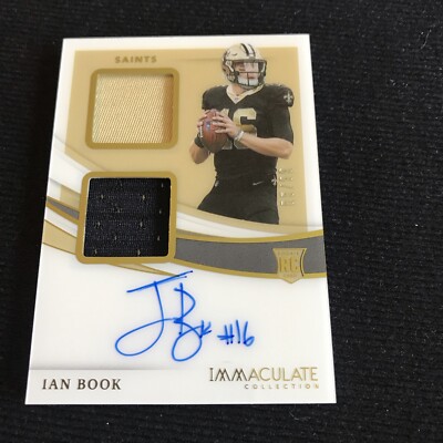 IAN BOOK 2021 IMMACULATE RPA ROOKIE PATCH AUTOGRAPH RC AUTO /99 | eBay