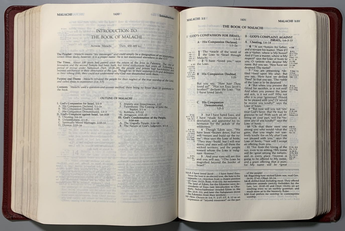1977 NASB Ryrie Study Bible Burgundy Bonded Leather Charles Ryrie | eBay