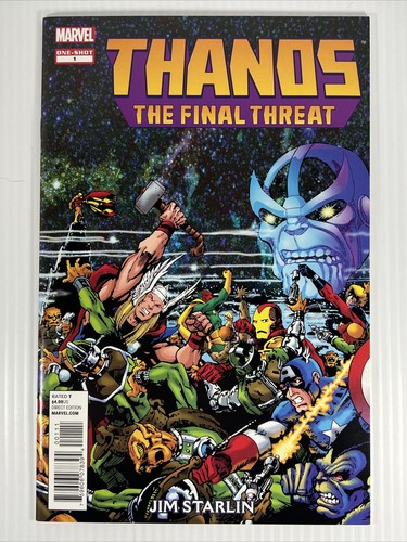 Thanos The Final Threat #1 Avengers Iron Man Thor Marvel 2012 Jim ...