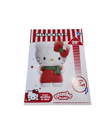 Hello Kitty Expanding Plush, Expands Up To 20 In | eBay