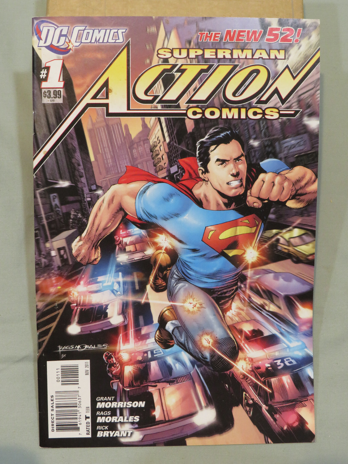 DC Comics Superman Action Comics #1 (2011) New 52, Grant Morrison Rags ...