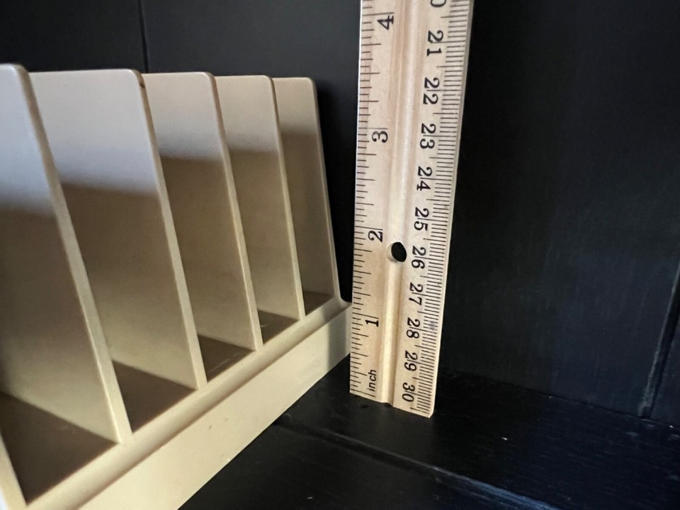 Vintage Rogers Mail Holder/Wood Panel, Letter Sorter /Desk Organizer/ 5 ...