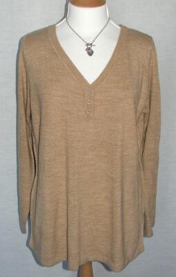 ANN HARVEY GOLD BEIGE Fine Knit Jumper Sizes UK 18 & 20 | eBay UK