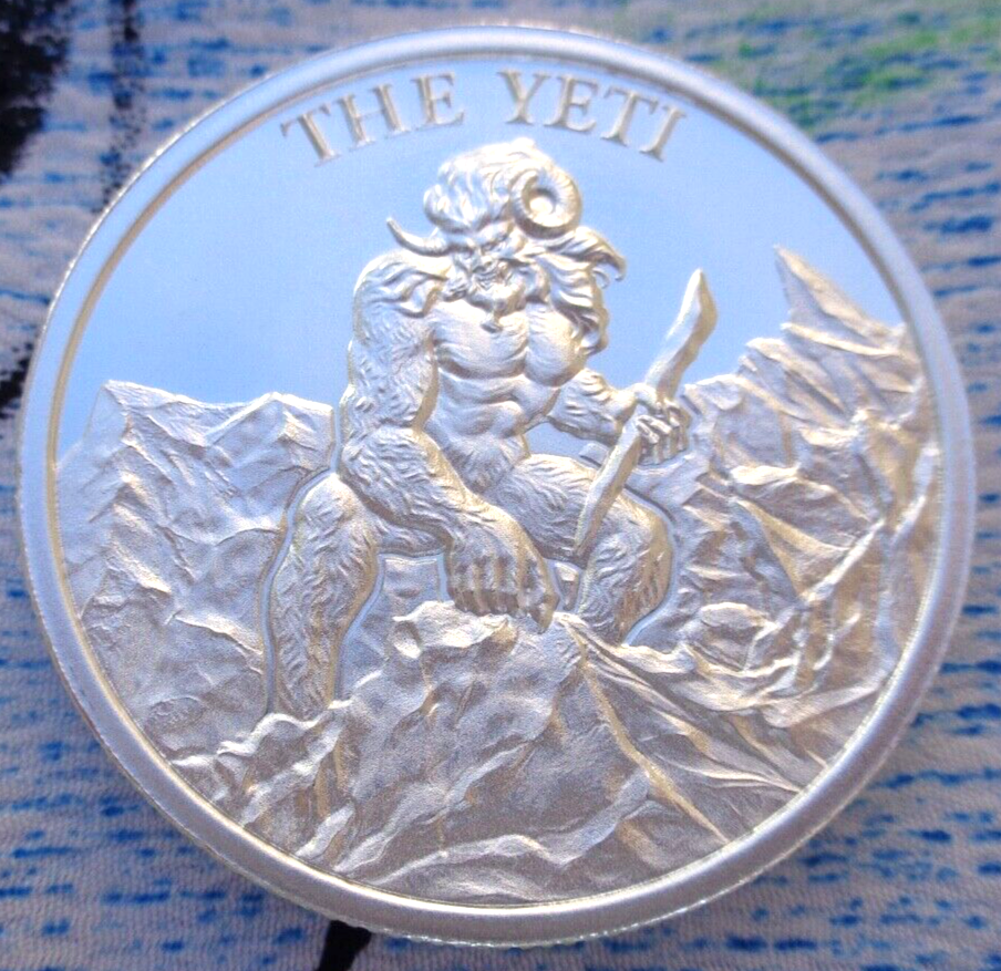2 oz. 2023 THE YETI Cryptozoology Series BU rounds .999 fine silver | eBay
