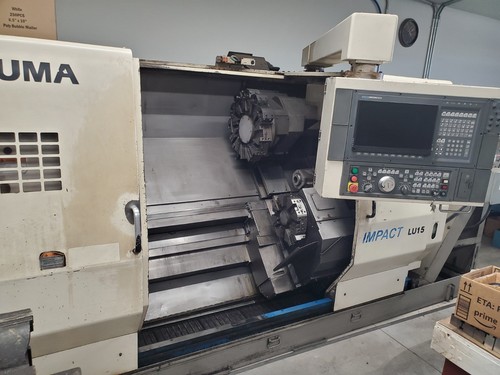 2001 Okuma LU15 Impact Twin-Turret CNC Turning Center Lathe | eBay