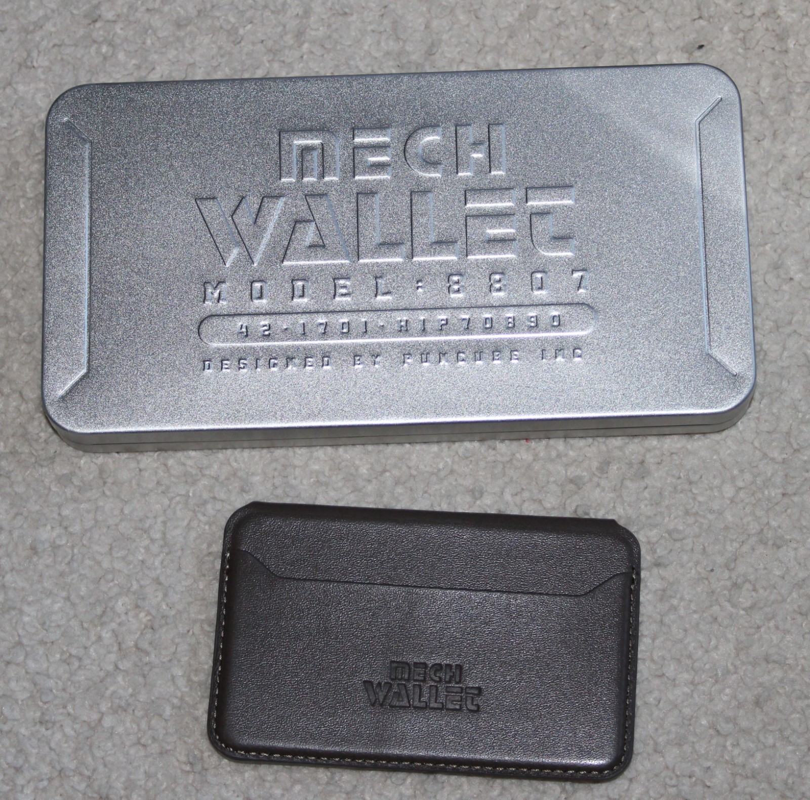 Puncube Mech Wallet - Black Aluminum Slide Mechanism Wallet 8807 | eBay