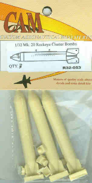 CAMR32053 1:32 CAM Mk 20 Rockeye Cluster Bombs #R32053 | eBay