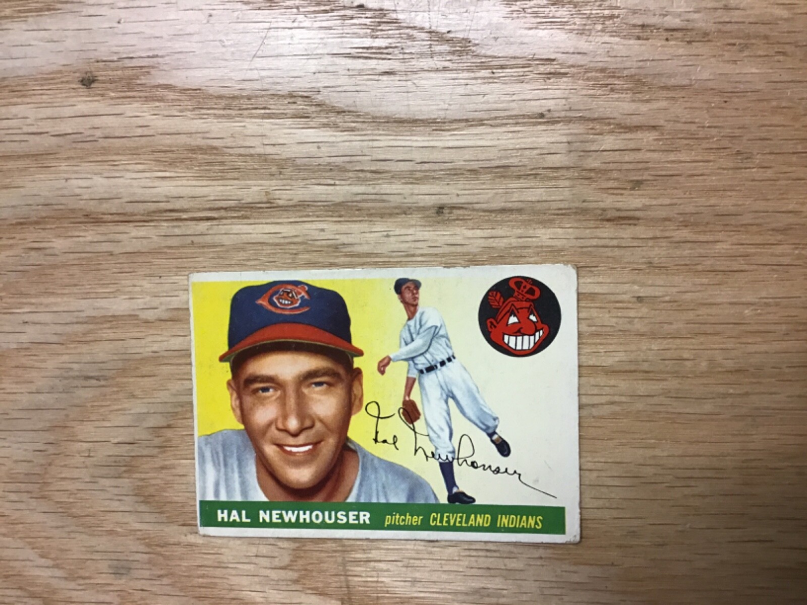 1955 Topps Baseball Hal Newhouser Cleveland Indians Card #24 | eBay