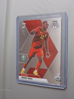 Jeremy Doku 2021 Panini Mosaic UEFA EURO Soccer RC Rookie Card #11 ...